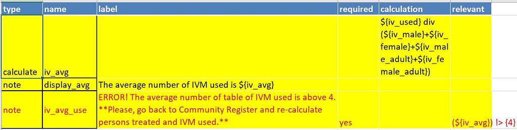 Inserting calculation function in a note type - Support - ODK Forum