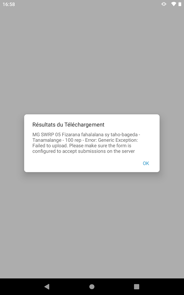 Collect Error When Trying To Submit Failed To Upload Please Make Sure The Form Is Configured