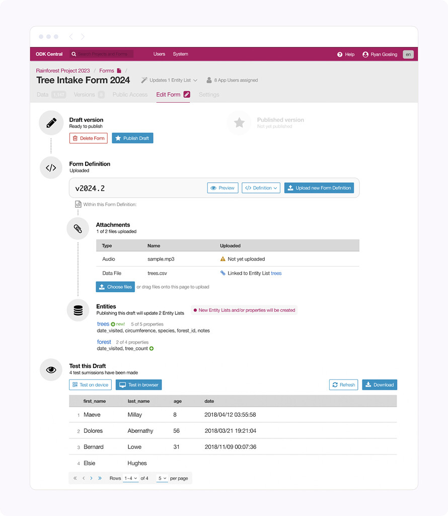 Improving the draft form experience in Central - Ideas - ODK Forum