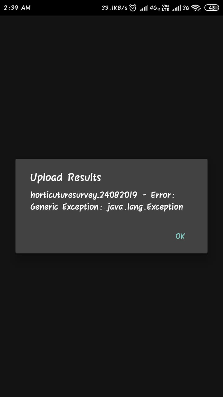 Problem With Generic Exception Java Lang Exception Error While Sending Finalized Form Support